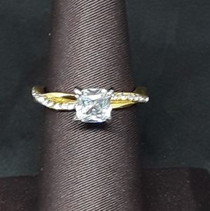 Jewelry | Gold Diamonique Ring | Poshmark